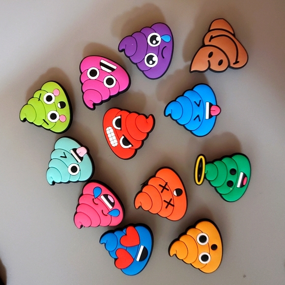 no brand | Accessories | Poop Emoji Croc Charm 2 Random Pieces | Poshmark